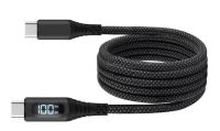 China VoltVision XT Magnetic Cable - Transparent Tech Shell with Digital Watt Meter for sale
