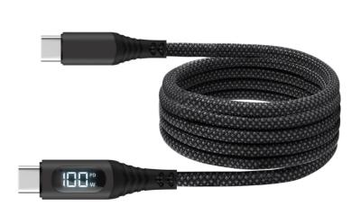China VoltVision XT Magnetic Cable - Transparent Tech Shell with Digital Watt Meter for sale