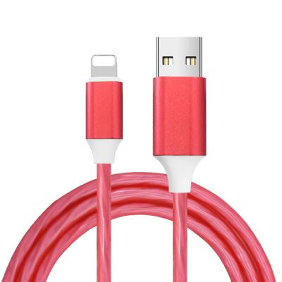 China Neon Nightlight Cable Glows While Charging Your Devices Customizable and Durable with TPE Braided Design for sale