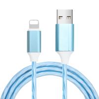 China 3A Output Electro-Luminescent USB Cable See It Glow Feel the Flow Braided with TPE and Aluminum Alloy for sale