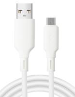 China 1M Silicone USB to Micro USB Cable Fast Charging Data Sync with High Efficiency for sale