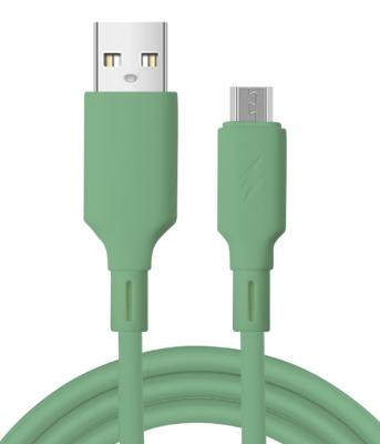 China 1M Green USB To Micro USB Cable Charge With Ease Customized and OEM Support for sale