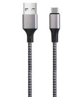 China TPE Aluminum Braided USB Cable Fast Charging Data Military-Grade Braided Cable – Shockproof & 2.4A High-Speed for sale