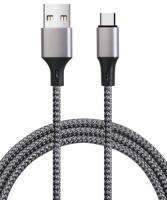 China TPE Aluminum Braided USB Cable Fast Charging Data Military-Grade Braided Cable – Shockproof & 2.4A High-Speed for sale