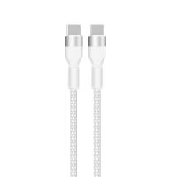 China Space-Saving 2-in-1 Charging Cable 3A Fast Charge 100cm Length Aluminum Housing for sale