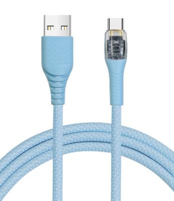China TPE Braided DuraCord Pro Cable with Aluminum Alloy 10000 Bend Test Gold-Plated Connectors Black for sale