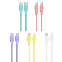 China Customizable Length 2025 Silicone USB Cable 10 000 Bend Lifespan Tangle-Free High Durability for sale