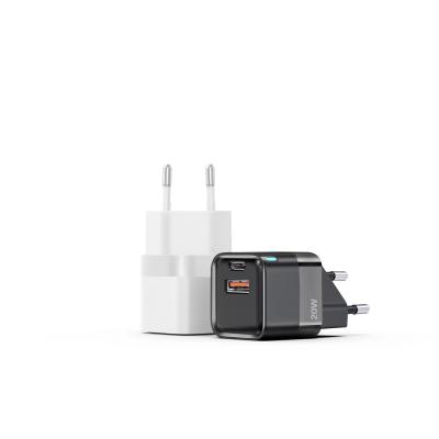 China 20W A+C Dual-Port Charger Customized for and Convenient Power Supply in White/Black for sale