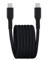 China 2025 Classic Black LX Reinforced Braiding Resists Fraying and Knots Magnetic Braided Cables OEM Support Customized for sale