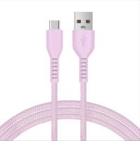 China 2025 OEM Braided Silicone Charging Cables Custom Length/Color Bulk Order Output C-C20V3A 60W max for sale