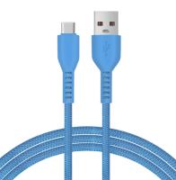 China 2025 1M/3.3ft Braided Nylon USB-C Cable PD Fast Charging Durable Silicone Cover with C-C20V3A 60W max Output for sale