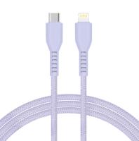 China 2025 1M/3.3ft Braided Nylon USB-C Cable PD Fast Charging Durable Silicone Cover with C-C20V3A 60W max Output for sale
