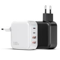 China Foldable US Plug Ultra-Powerful 100W Charger 2 USB-A 2 USB-C Ports All-in-One Charging for RoHS Certified Devices for sale