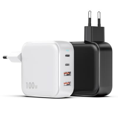 China 100W Fast Charging Station – Dual USB-A + Dual USB-C | Charge 4 Gadgets Simultaneously for sale