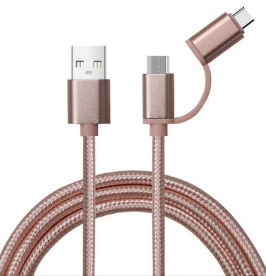 China 1m Length USB Charging Cable Hand-Cast Aluminum Loom-Woven Threads Sculptor's Wire with Customized OEM Support for sale