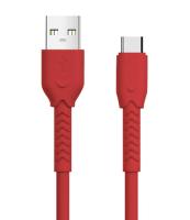China RED Stretchy Silicone Cable C-C20V3A 60W max/C-L 9V3A 27W max Strong as Rubber Like Liquid for sale