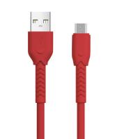 China RED Stretchy Silicone Cable C-C20V3A 60W max/C-L 9V3A 27W max Strong as Rubber Like Liquid for sale