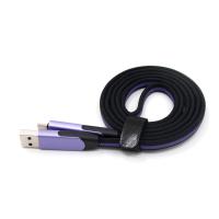 China Customized CC60W/CL27W 3A Multi-Device Cable with L-Connector Design and Customized OEM Support for sale