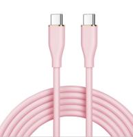 China 2025 New Pink Type - C to Type - C Cable with 1m/2m Length for Quick Power for sale