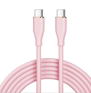 China 2025 New Pink Type - C to Type - C Cable with 1m/2m Length for Quick Power for sale