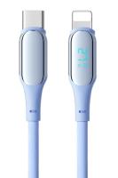 China Customized OEM Support Durable Silicone USB-C Cable with Digital Display 20 000 Bends Strong Tear Resistance for sale