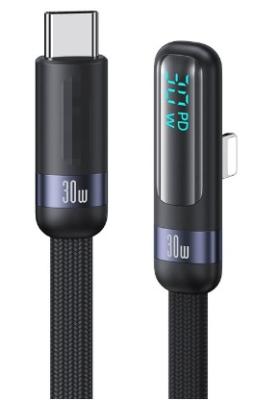 China 100W PD Type-C Cable with Digital Display Braided Line 1m Length Customized OEM Support Fast Charge King for sale