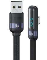 China 100W PD Type-C Cable with Digital Display Braided Line 1m Length Customized OEM Support Fast Charge King for sale