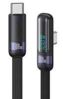 China 100W PD Type-C Cable with Digital Display Braided Line 1m Length Customized OEM Support Fast Charge King for sale
