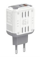 China Multi - Voltage 20W Charger A+C, QC & PD Supported for USA, UK, Europe & Australia Travel for sale
