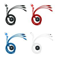 China Multi-Interface Glowing USB Cable 6-in-1 1.2M Length for Customized OEM Support and Multiple Device Compatibility for sale