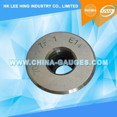 China IEC60061-3: 7006-27F-1 Go Gauge for E14 Caps on Finished Lamps for sale