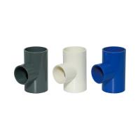 China Pvc-U Reducing Tee Water Supply Plasic Fittings Tee Pipe PVC Fittings for sale