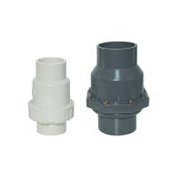 China PVC-U Single Union Ball Check Valve Vertical Check Valve Non Return Check Plastic Valve for sale