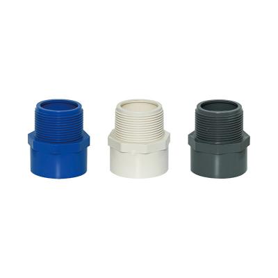 China Pvc-U Male Adapter PVC Pipe Fitting Male Threaded Union Coupling Connector Pipe Fittings for sale