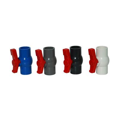 China UV Resistant Industrial Pvc Switch Valve Compact Ball Valve Pvc for sale