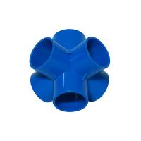 China Pvc-U Three-Dimensional Plastic Pipe Fittings Six-Way Right-Angle Joint PVC Pipe Fittings for sale