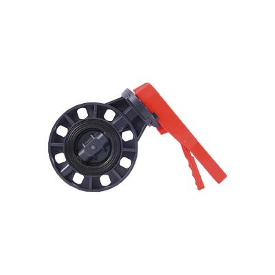 China Durable Pvc Butterfly Valve Long Lasting Corrosion Resistant For Home Use for sale
