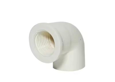 China UPVC PVC 90 Degree Elbow Manufacturer Water Supply Fitting Pipe Accessories 50mm Plastic Building Materials for sale