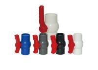 China High Pressure Dn15 4 Inch Pvc Plastic Ball Valve For Water Pipe Water Supply Straight End Ball Valve Plastic Straight End PVC-U Socket Ball Valve Adhesive Handle Valve for sale