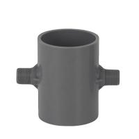 China UPVC Outer Teeth Four Pass Outer Screw Joint Water Supply Pvc Pipe Fittings Reducing Female Tee For Threaded for sale