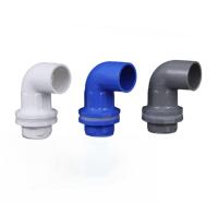 China PVC Fish Tank Elbow Pipe Connecter Compression Strength PVC Pipe Fittings for sale