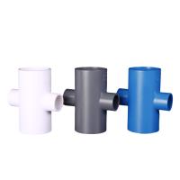 China Plastic Flat Pvc Four Way Connector 4 Way Pvc Fitting For Drainage for sale