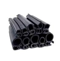 China EPDM U Shape Rubber Seal Strip Rubber Weather Stripping High Pressure Resistance for sale