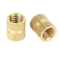 China Round Copper Knurled Thumb Nuts Easy To Install Knurled Coupling Nut M2-M30 for sale