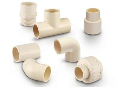 China Heat Resistant Cpvc Pipe Tee Water Supply PVC Pipe And Fittings For Industrial Systems for sale