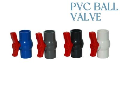 China Lightweight PVC Compact Ball Valve For Building Material Used Swimming Pools Manual Control for sale