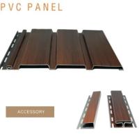 China Wpc Fluted Wall Panel Fireproof Moisture Proof Exterior Wall Decoration for sale