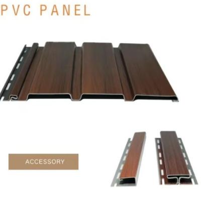 China Wpc Fluted Wall Panel Fireproof Moisture Proof Exterior Wall Decoration for sale