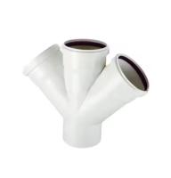China UPVC Pipe Fittings For Water Supply Irrigation 4-way Elbow Reducing Pipe for sale
