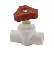 China CPVC Ball Valve For Manual Application Water System Plastic Valve Drainage for sale